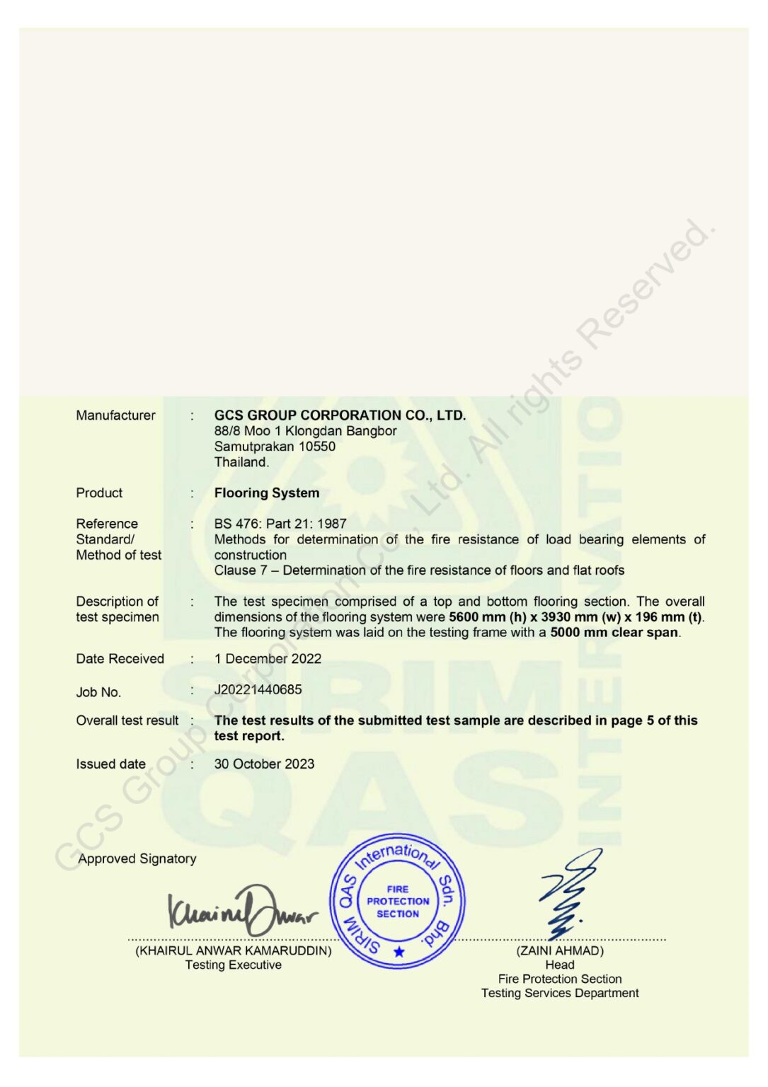 Container manufacturing & distribution - GCS Group